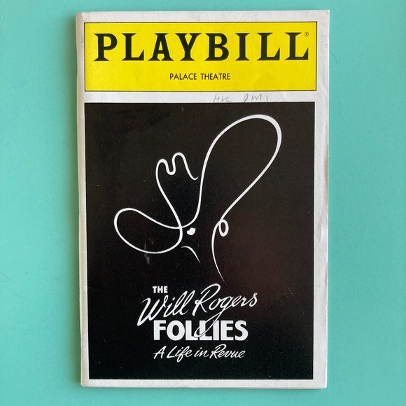 Playbill | Other | Playbill The Will Rogers Follies Mac Davis Jerry Mitchel Eden Riegel Tommy ...